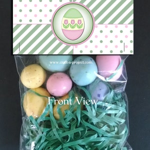 Easter Bag Toppers - Easter Favors - Party Decorations - Party Favors ...