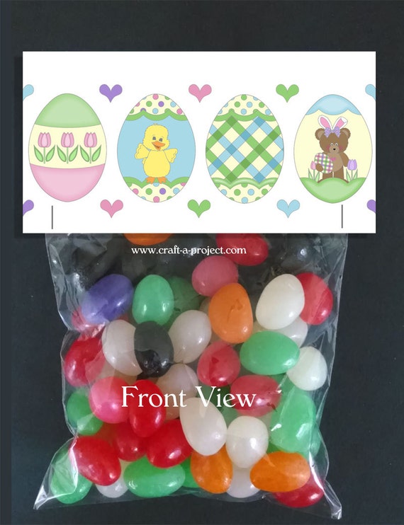 Easter Bag Toppers Easter Favors Easter Baskets/Bags | Etsy
