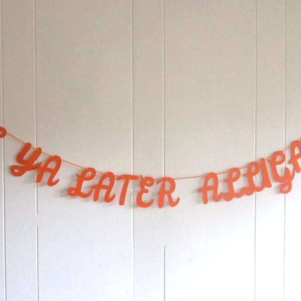 See You Later Alligator Banner - Etsy
