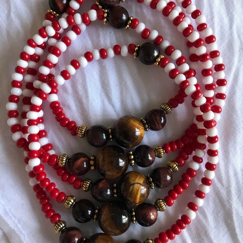 Santeria Elekes Set 6 Pcs Collar Santeria Elegua Obatala | Etsy