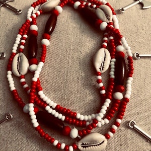 Chango Eleke With 6 Silver Metal Axes Eleke De Chango Con - Etsy