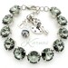 ELECTRA CHAIN 12mm Crystal Cushion Cut Bracelet K.D.S. Premium Crystal ...