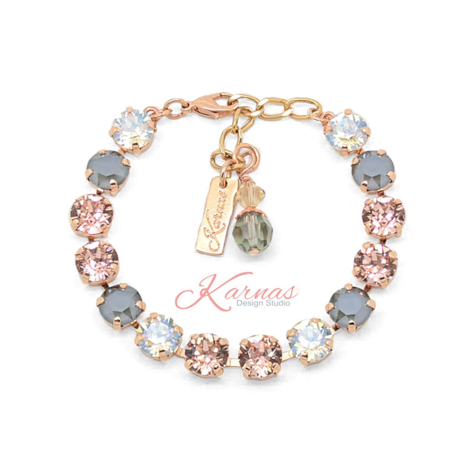 CALM AND COOL 8mm Bracelet *made With K.D.S. Premium Crystal *pick Your ...