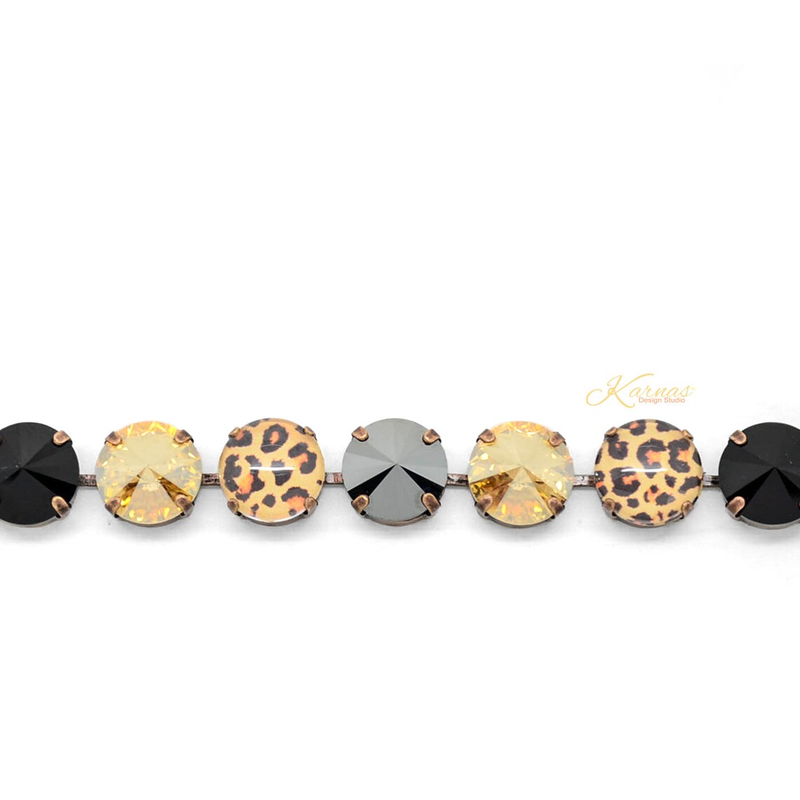 THE CAT'S MEOW 12mm Bracelet Made With K.D.S. Premium Crystal *choose ...