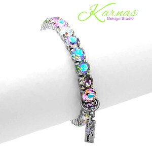 SUGAR KISSES 8mm KDS Stretch Bracelet Made With K.D.S. Premium Crystal ...
