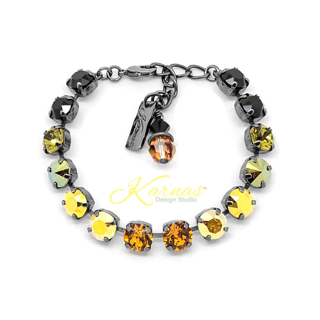 FALL STORM 8mm Bracelet *made With K.D.S. Premium Crystal *choose Your ...
