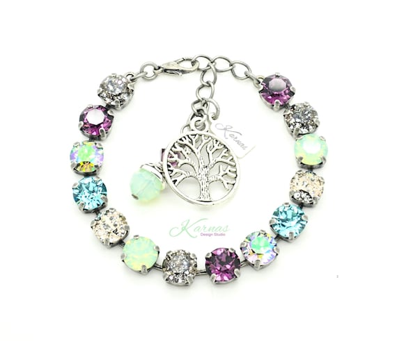 CELEBRATE LIFE 8mm Charm Bracelet Made With K.D.S. Premium - Etsy