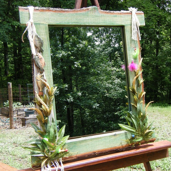 Rustic Cabin Mirror - Etsy