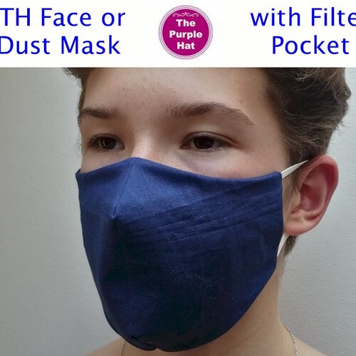 Face Mask Machine Embroidery Design Mask in the Hoop 5 Sizes - Etsy