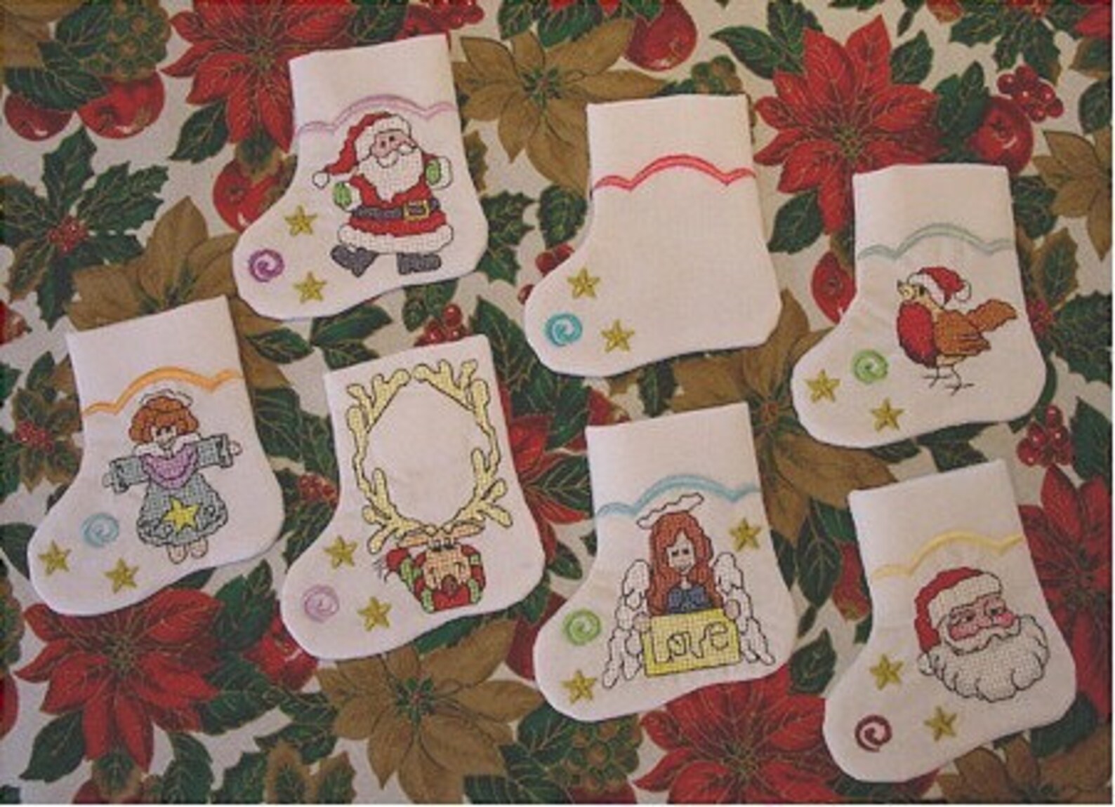 ITH Christmas Stockings 01 4x4 Machine Embroidery Designs in - Etsy