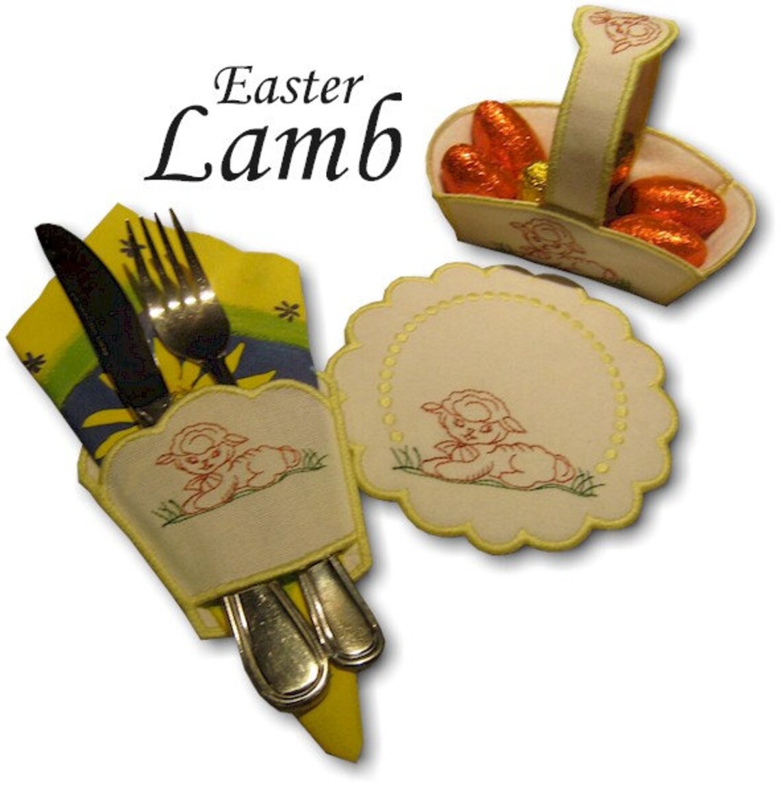 ITH Easter Medley 5x7 in the Hoop Machine Embroidery Hus Pes - Etsy