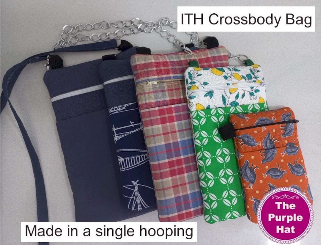 ITH in the Hoop Crossbody Bag 5x7 6x10 7x11 8x10 8x12 Machine ...