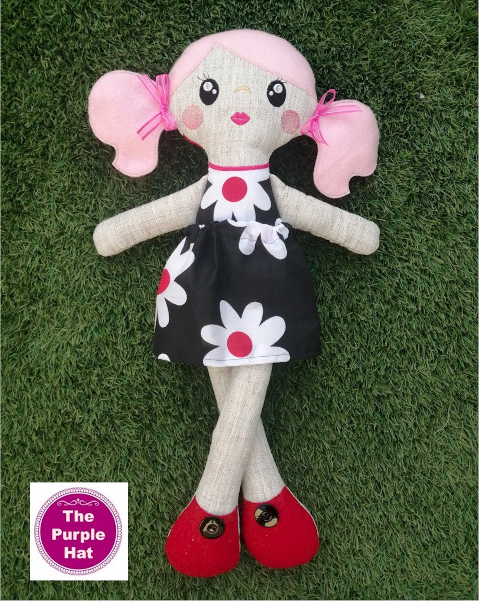 ITH Cloth Doll 5x7 6x10 8x12 Machine Embroidery Made in the Hoop ...