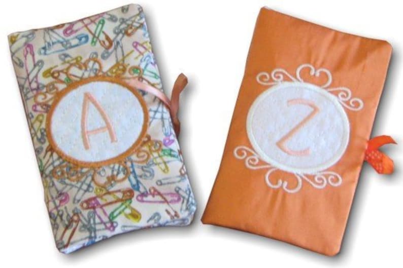 ITH Monogram Tissue Case 6x10 in the Hoop Machine Embroidery - Etsy