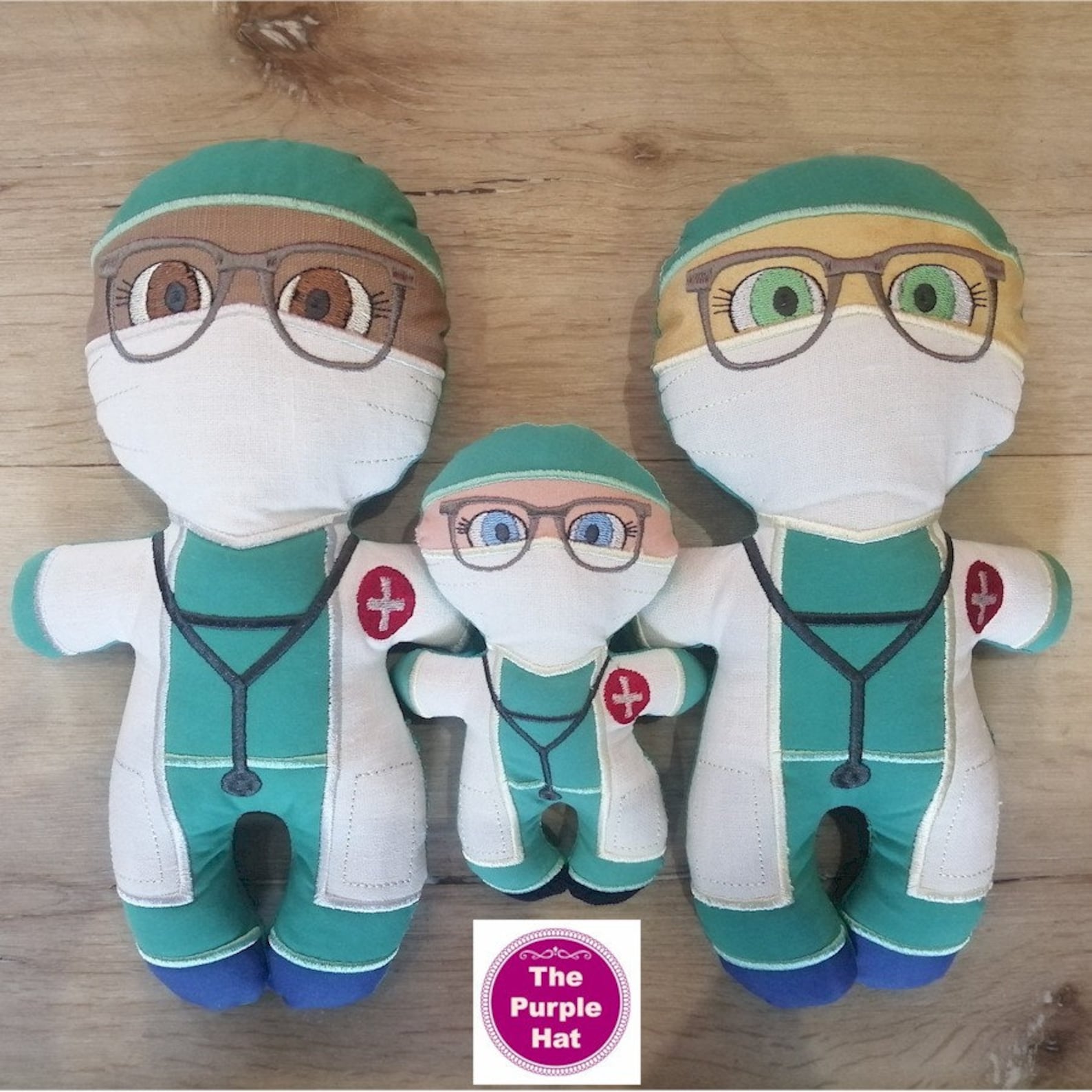ITH Heroes: Doctor Plush Doll Stuffed Toy 5x7 6x10 8x12 | Etsy