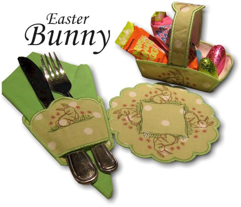 ITH Easter Medley 5x7 in the Hoop Machine Embroidery Hus Pes - Etsy