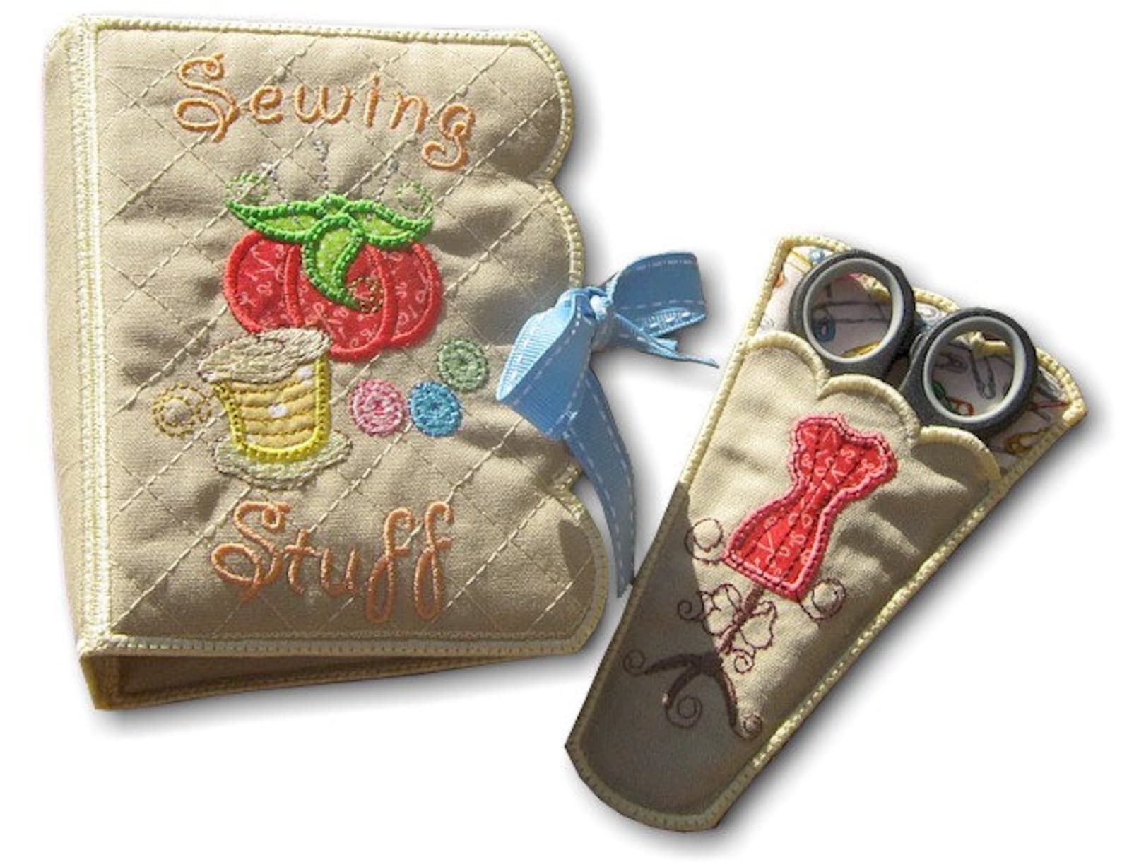 ITH Swirly Sewing Kit 5x7 Machine Embroidery in the Hoop Project Hus ...