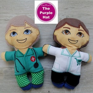 ITH Heroes Female Essential Worker Plush Doll Toy 5x7 6x10 8x12 Machine ...