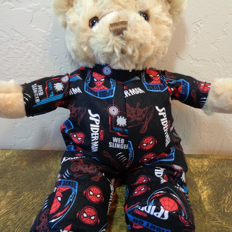 Spiderman Teddy Bear - Etsy