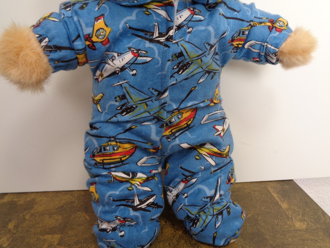 Boy Airplane and Helicopter Sleeper for 14 Inch, Cabbage Patch, Teddy ...