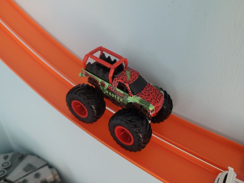 3 Pack 2-lane Wall Mounts for Hot Wheels Tracks - Toy Car Track ...