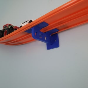 3 Pack 2-lane Wall Mounts for Hot Wheels Tracks - Toy Car Track ...