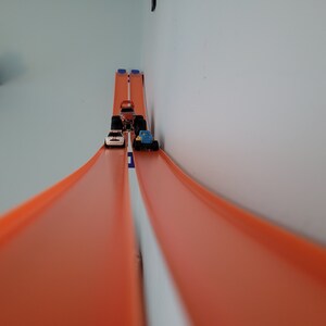 3 Pack 2-lane Wall Mounts for Hot Wheels Tracks - Toy Car Track ...