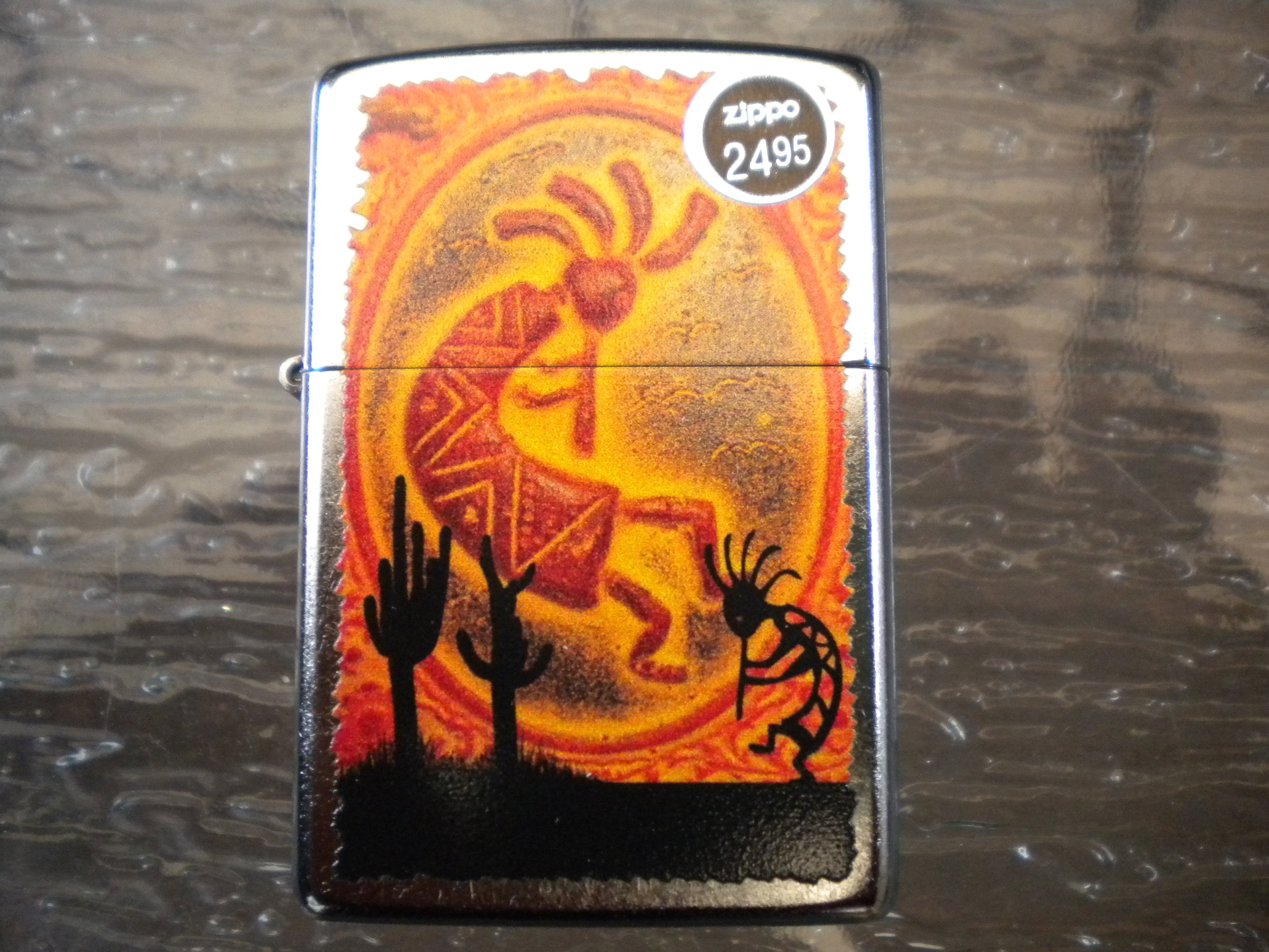 Engraved Zippo Lighter kokopelli Design Chrome - Etsy Israel