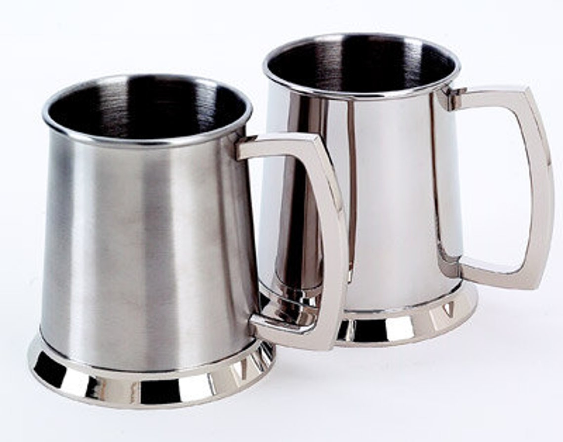 Tankard Beer Mug Bright Finish High Quality..ss 20 Oz Cap - Etsy