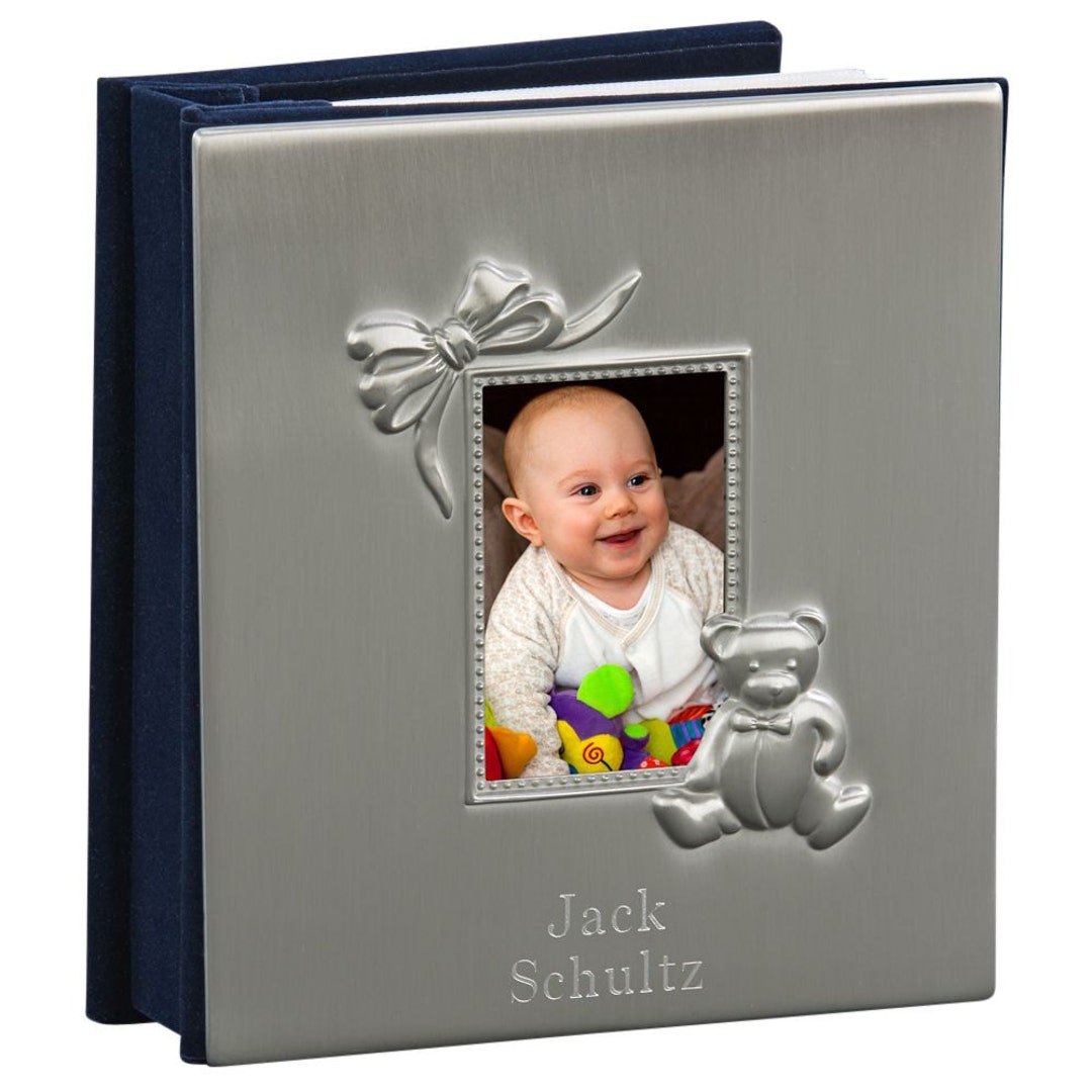 Baby Teddy Album, 4 X 6, Free Engraving, With Your Photo - Etsy