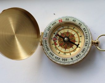 Gold Compass | Etsy