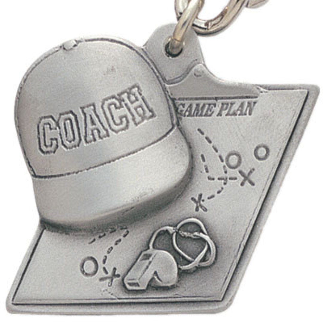 Coach Key Chain, Tag, Free Engraving - Etsy