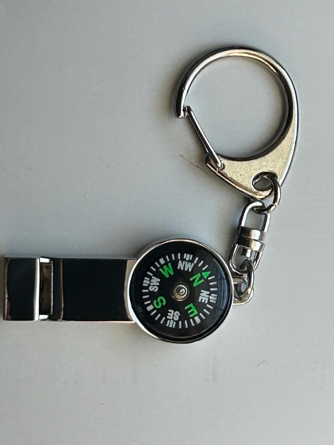 Safety Whistle Compass, Key Fob Personalized, Engraved, New Item - Etsy