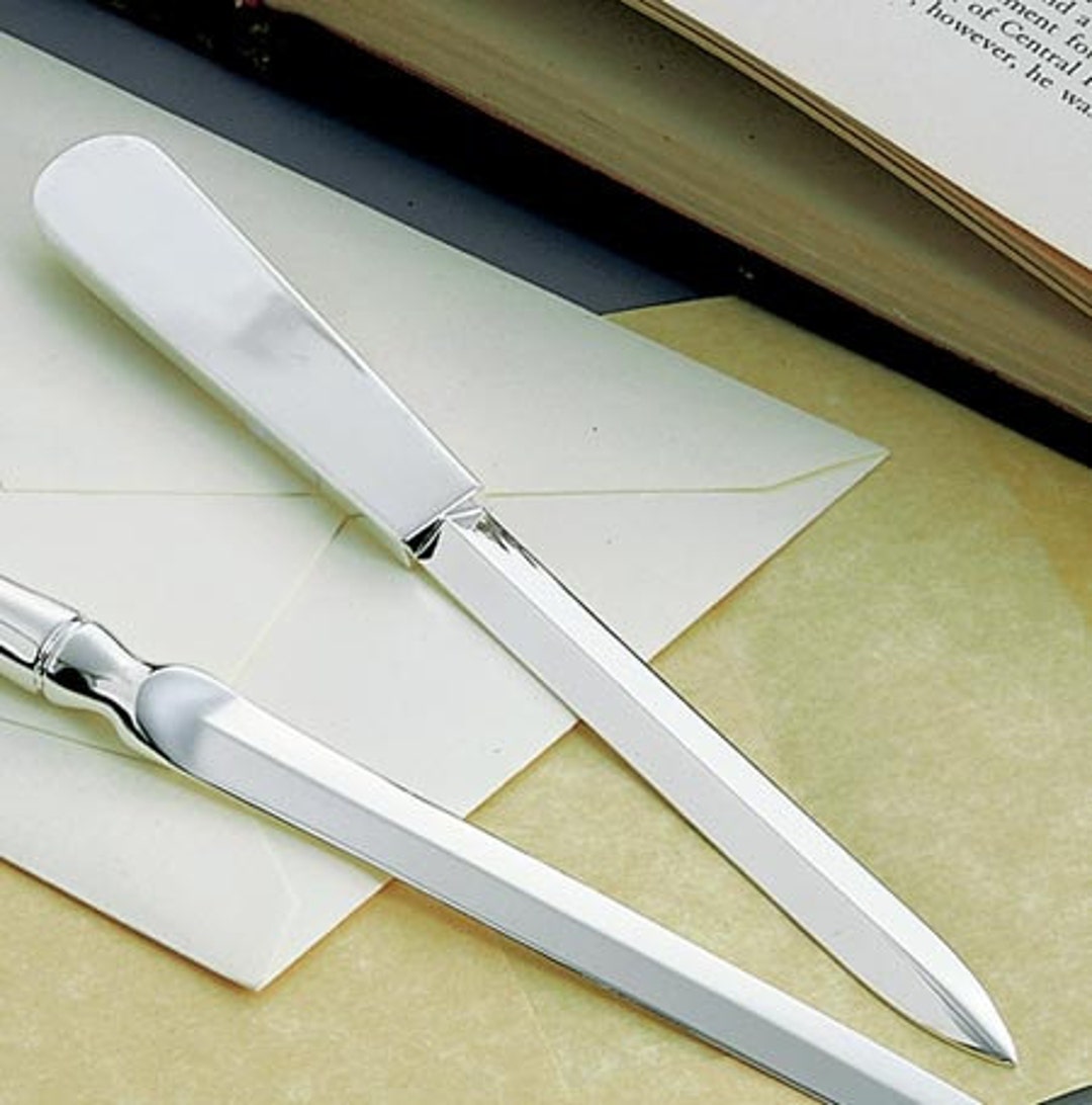Letter Opener, High Quality, Silver Color, Personalized, Engraved - Etsy