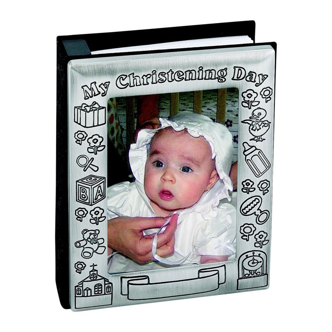 Christening Day Album , 4 X 6, Free Engraving, We Print and Insert Your ...
