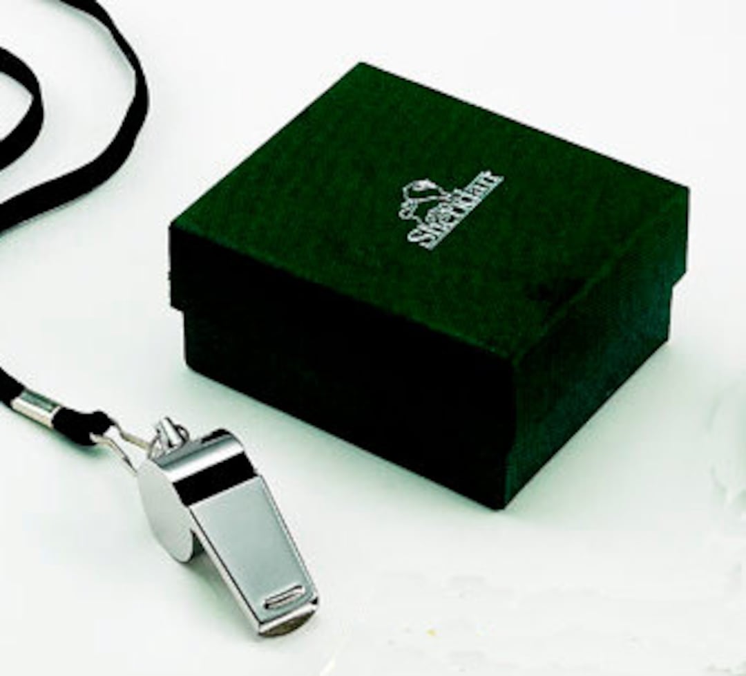 Quality Coach Silver, Whistle With Lanyard, With Free Engraving ...