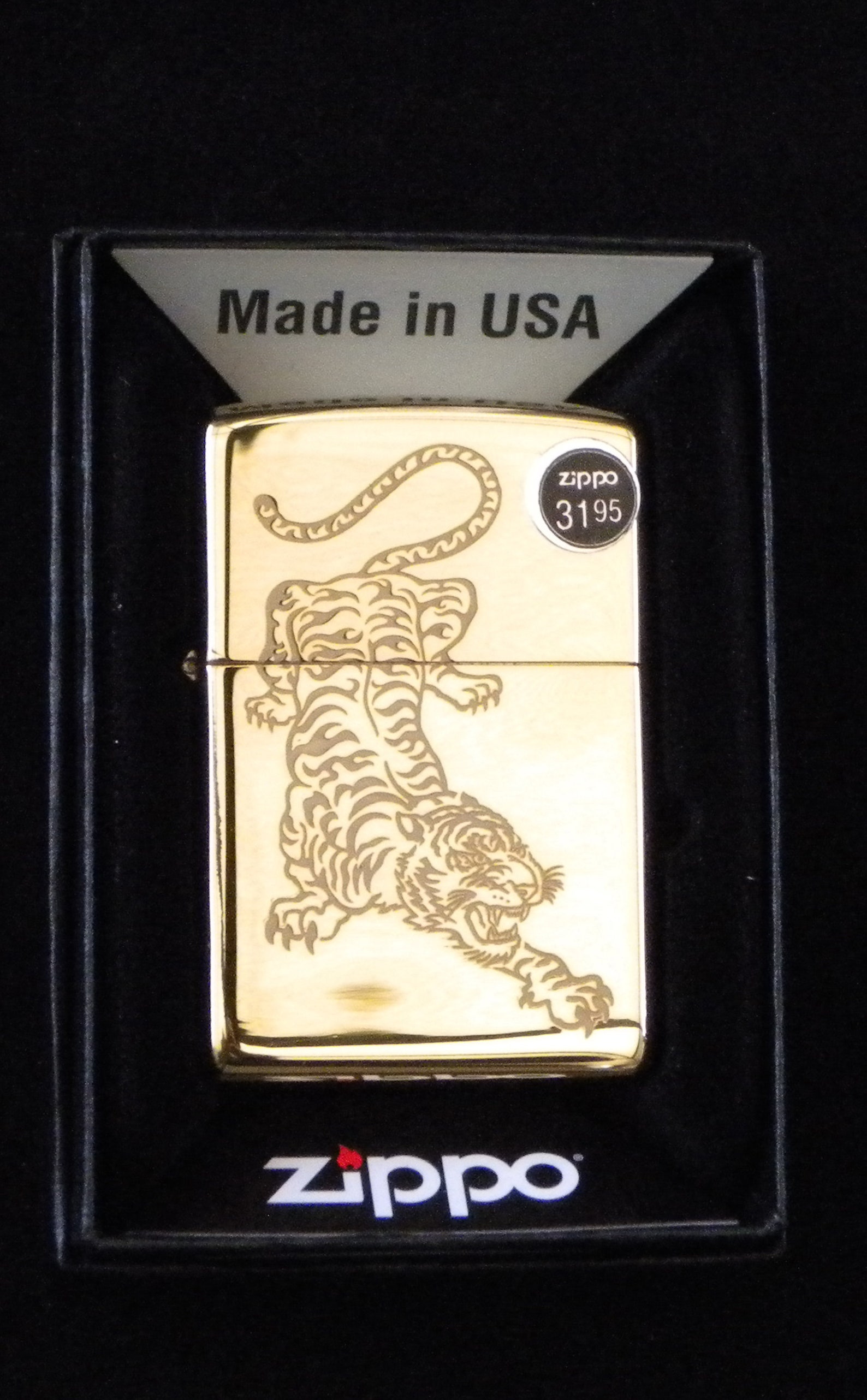 Engraved Zippo Lighter Engraved Tiger High | Etsy