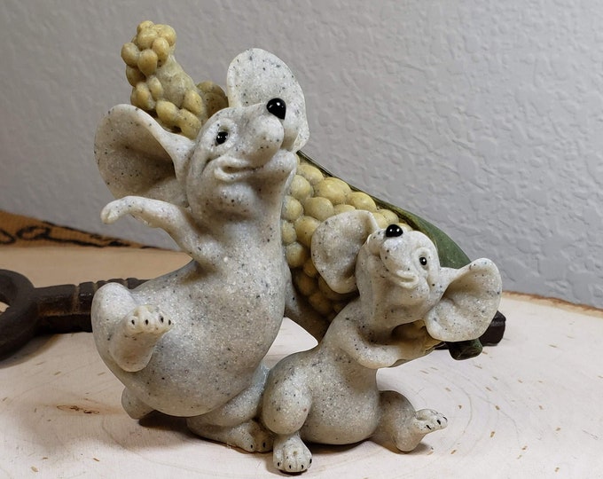 Quarry Critters Mice With Corn Cob - Etsy