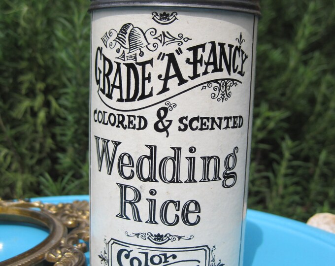 Wedding Rice, Vintage Colored & Scented Lavender - Etsy