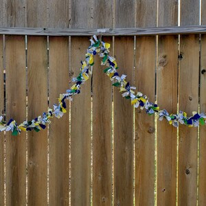 Torn Fabric Lighted Garland - Etsy