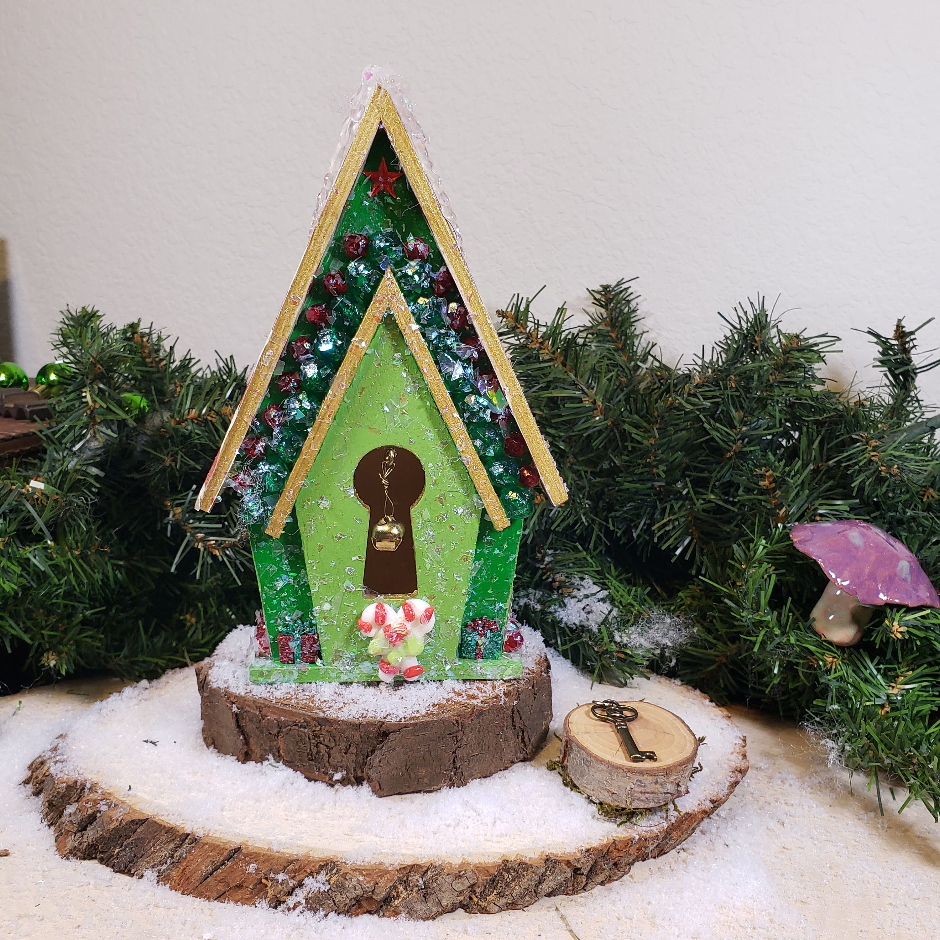 Santa's Elves House Gnome or Fairy Christmas House - Etsy