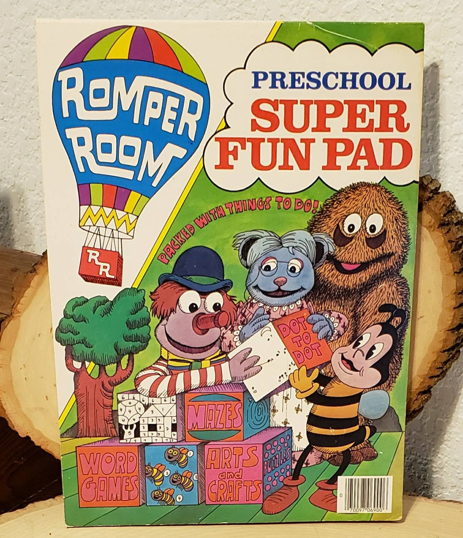 Romper Room Fun Pad Activity Pad Vintage Kids Book - Etsy