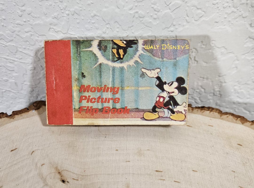 Vintage Disney Flip Book Moving Picture Book - Etsy