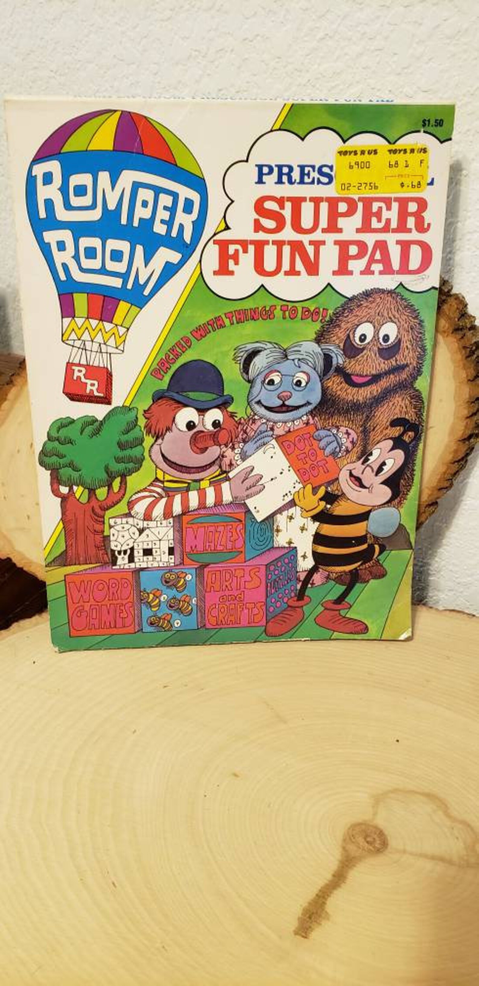 Romper Room Fun Pad Activity Pad Vintage Kids Book - Etsy