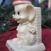 Christmas Big Ear Mouse Sculpture Christmas Figurine Christmas Unique ...