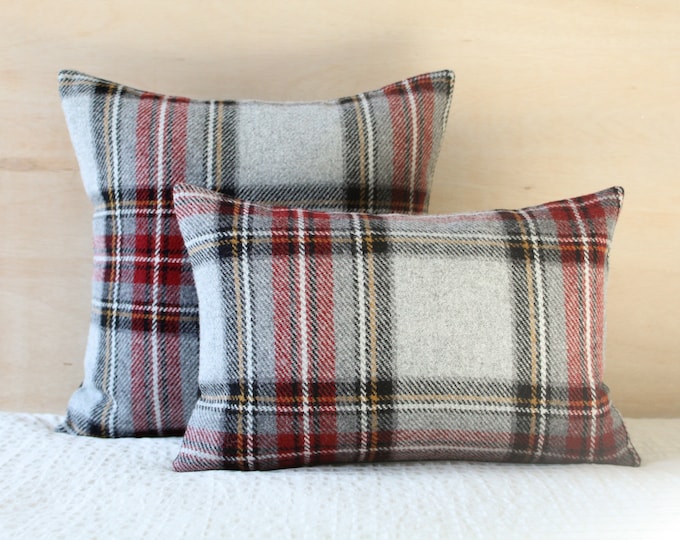 Plaid Pillow Cover, Fall Plaid Pillow Cover, Fall Pillow Cover, Autumn ...