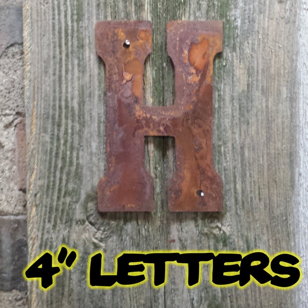 Rustic Letters - Etsy