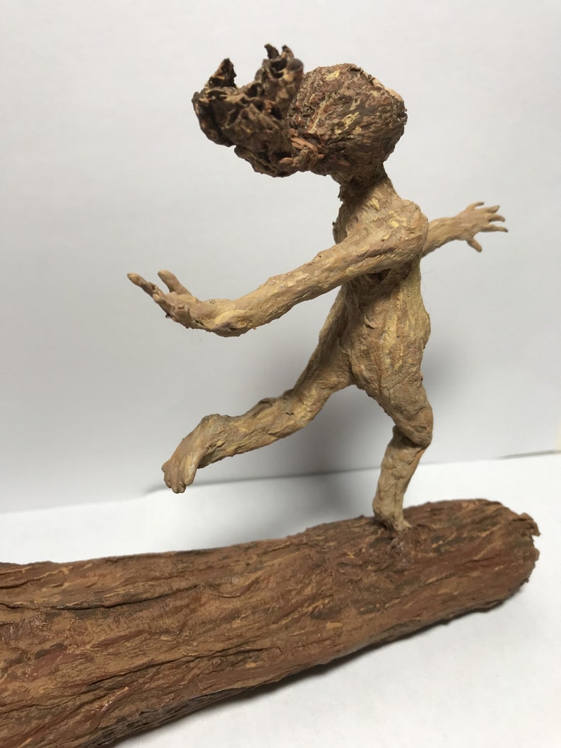 Wood Spirit - Dancing Forest Nymph Girl Figurine Home Decor Gift - Etsy
