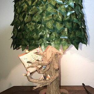 Happy Forest Tree Nursery Lamp - Etsy