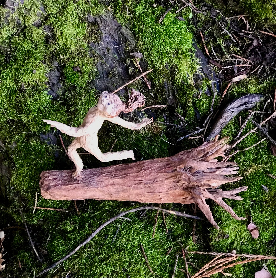 Wood Spirit - Dancing Forest Nymph Girl Figurine Home Decor Gift - Etsy